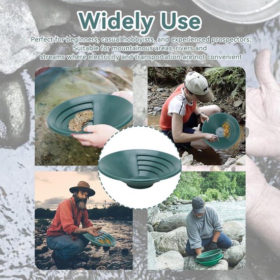 Gold Panning Kit 260mm Pan ABS Sifting Classificator Washing Sifting ...