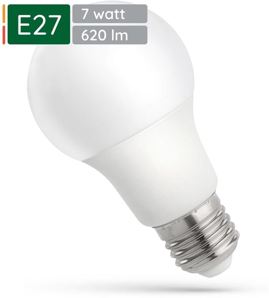 Spectrum LED Lamp E27 7W - 230V - 620 Lumen - 6000K Koud wit - Helder ...