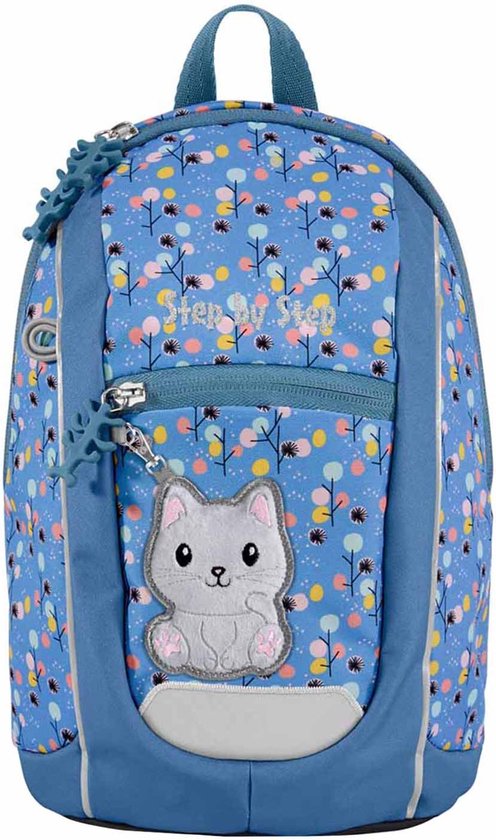 Step by Step Rugzak Kiga Mini Backpack 6L Cat Momo Lichtblauw | bol