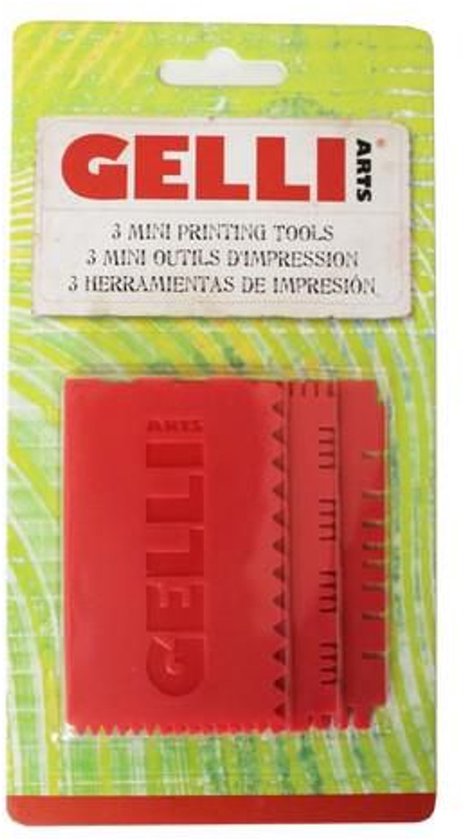 Gelli Arts Gelli Arts Mini Printing Tool Textuurkammen Set van 3. | bol