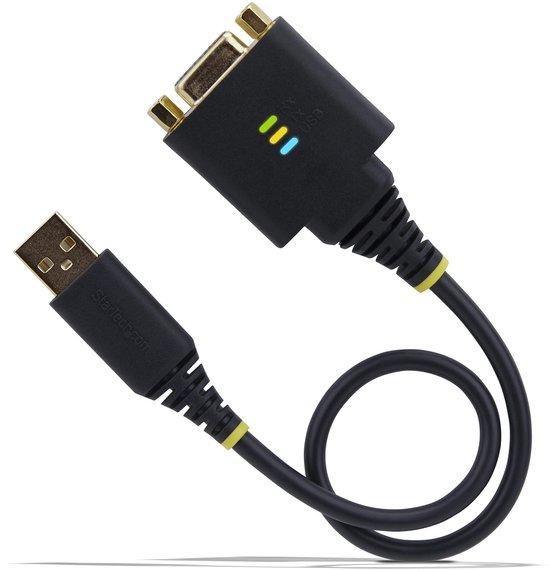 StarTech.com 30cm USB naar Null Modem Adapter/Converter Kabel, COM ...
