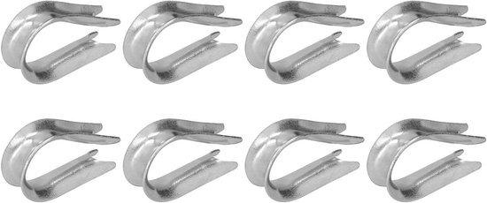 Pack of 50 Stainless Steel Thimbles for Wire Cable Stockings - Rigging ...