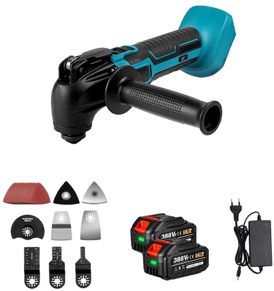 Oscillerende Multitool, 600W Vermogen, 6000-20000 OPM Snelheid, 2 ...