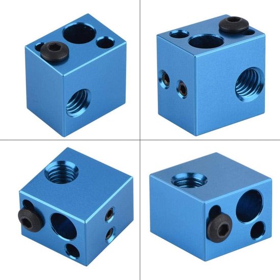 3D Printer Accessories Aluminum Hot-end Heating Block with Internal ...