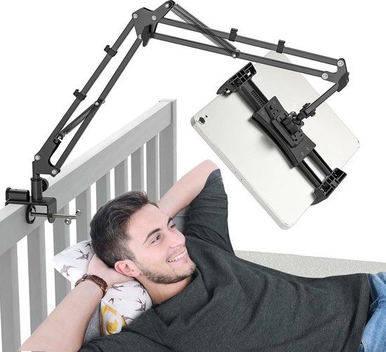 Tablethouder voor bed - 360 graden draaibaar - geschikt voor tablets ...