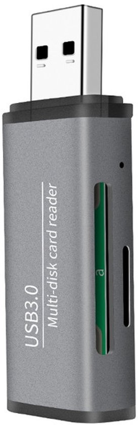 USB 3.0 naar SD + Micro-SD (tf) compacte kaartlezer adapter kabel ...