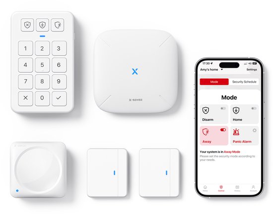 X-Sense HS05X Draadloos Beveiligingssysteem - 5-delig Smart Home ...