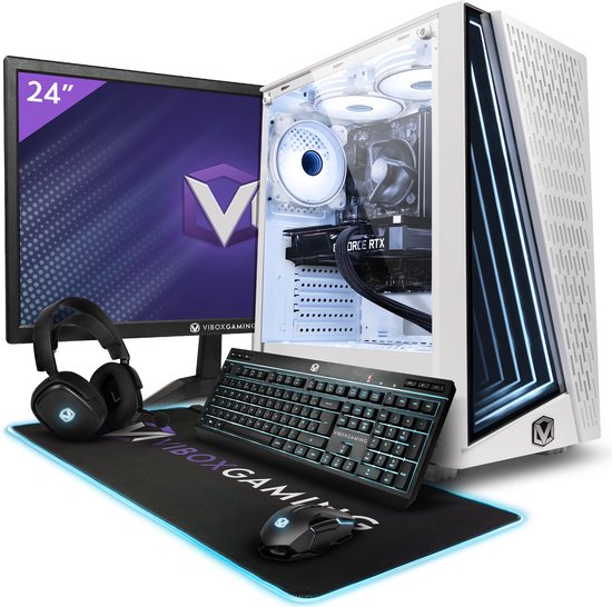 Vibox II-122 Complet Game PC • 24" Monitor • Intel Core i5 10400F 4,3 ...
