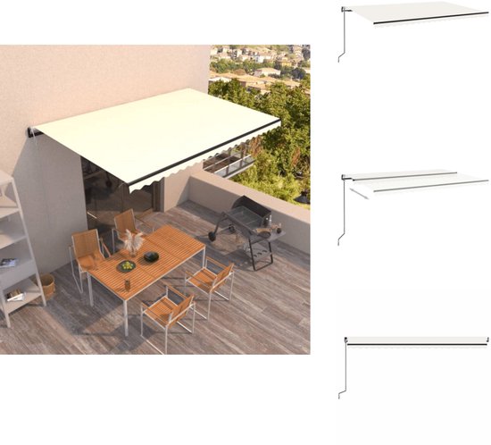 vidaXL Uitschuifbare Luifel - Uitschuifbare Luifels - Uittrekbare Luifel - Uittrekbare... | bol