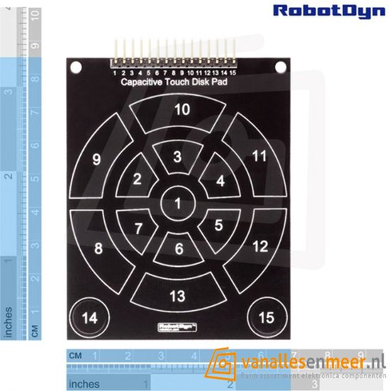 Capacitive Touch Disk Pad - geschikt voor Arduino | bol