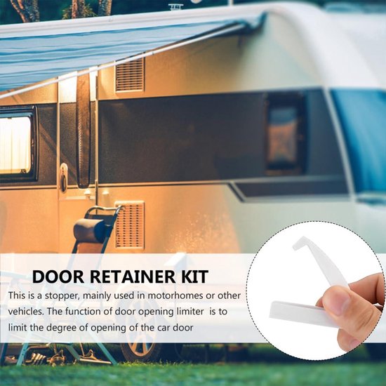 Kunststof bagage-deurvergrendeling RV deurvergrendelingshouder - Wit ...