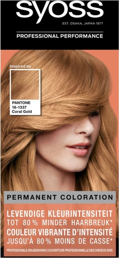 Syoss - Haarverf Colors Pantone - 9-67 Coral Gold - 1 Haarkleuring ...
