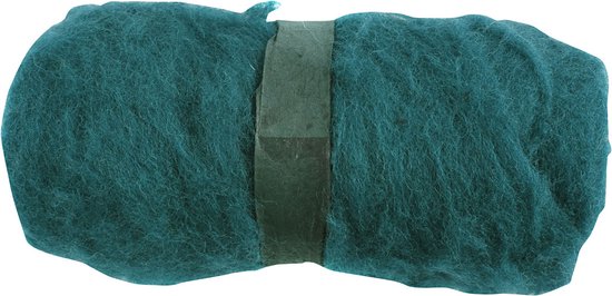 Gekaarde Wol, groen, 100 gr/ 1 bol | bol