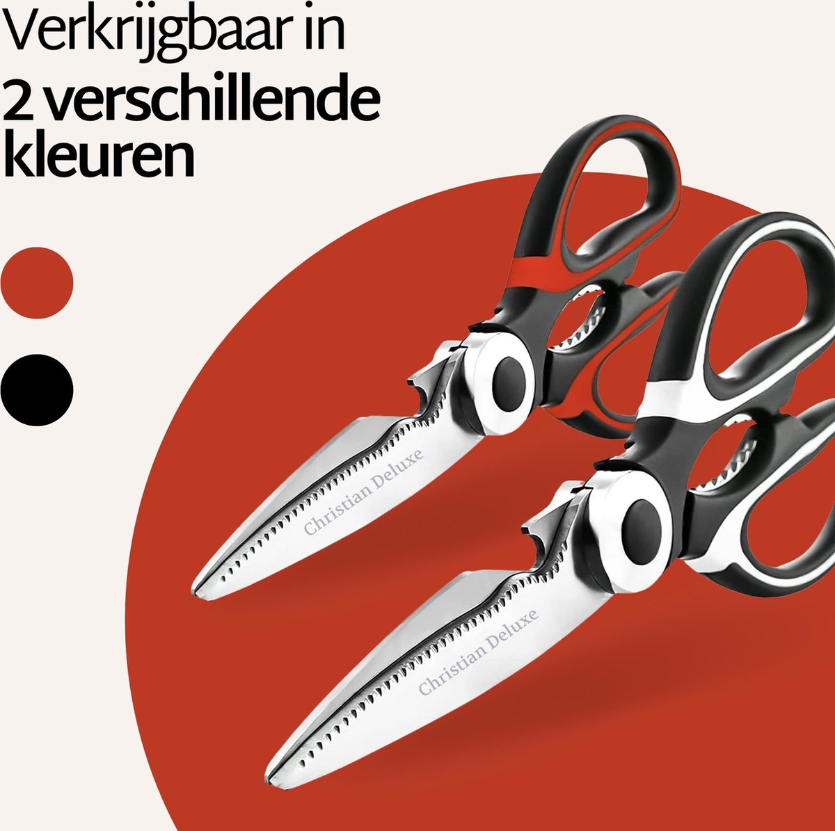 Christian Deluxe® Professionele Vaatwasserbestendige Keukenschaar ...