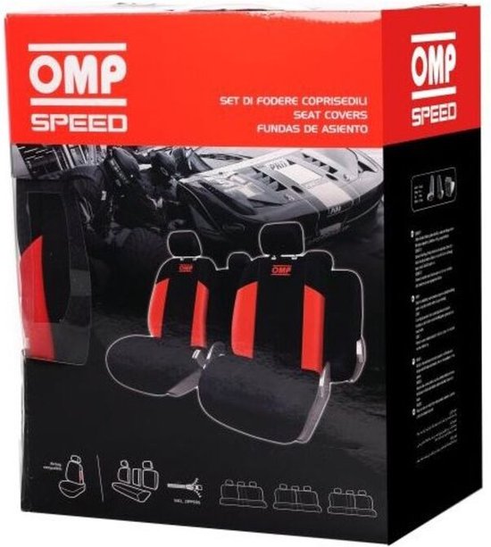 Set hoezen voor zittingen OMP Speed Universeel (11 pcs) | bol
