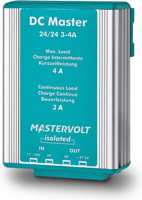 Mastervolt Geïsoleerde DC Master 24/12-3 Geïsoleerde DC Master 24/24-3 | bol