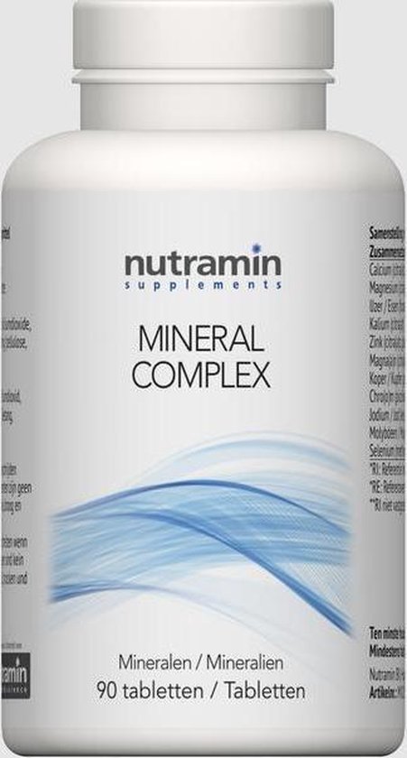 Nutramin Mineral Complex - 90 tabletten - Voedingssupplement | bol