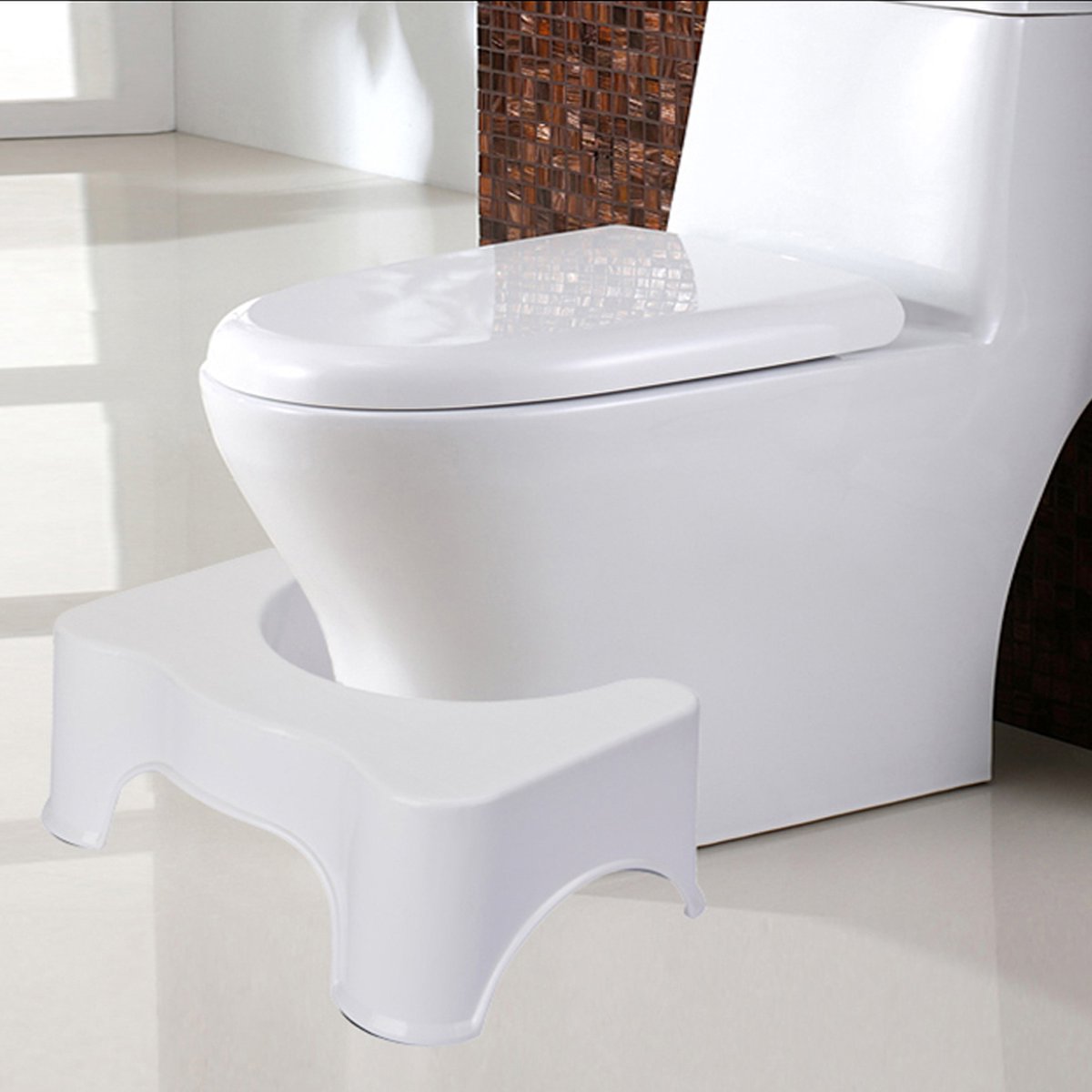 wc krukje XL - toiletkrukje - wc opstapje - wc krukje voor de juiste ...