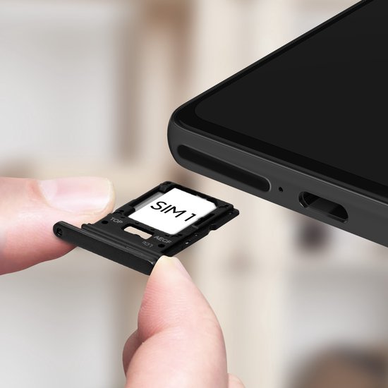 Vervangende SIM-kaartlade Geschikt voor Samsung Galaxy A53 5G Zwart ...