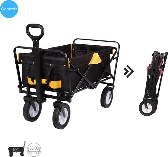 Bolderkar Opvouwbaar - Bolderkar Opvouwbaar Luchtbanden - Bolderkar Opvouwbaar met... | bol.com