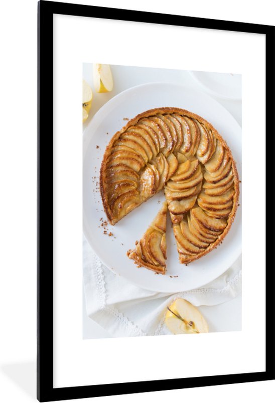 Fotolijst incl. Poster - Een foto van boven van een zelfgemaakte Franse ...