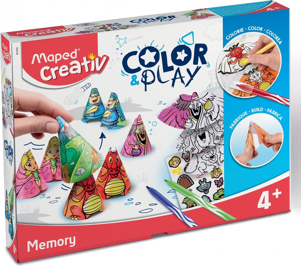 COLOR & PLAY - ontwerp je eigen spel MEMORY | bol.com