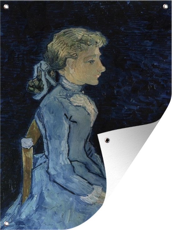 Muurdecoratie buiten Portret van Adeline Ravoux - Vincent van Gogh ...