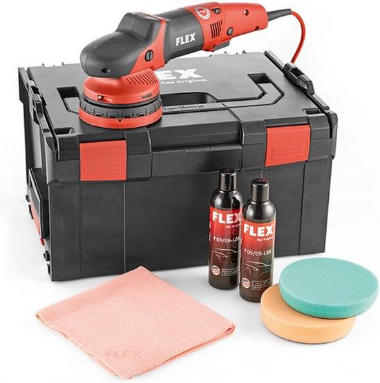 FLEX XCE 10-8 125 P-SET Excentrische polijstmachine met gekoppelde ...