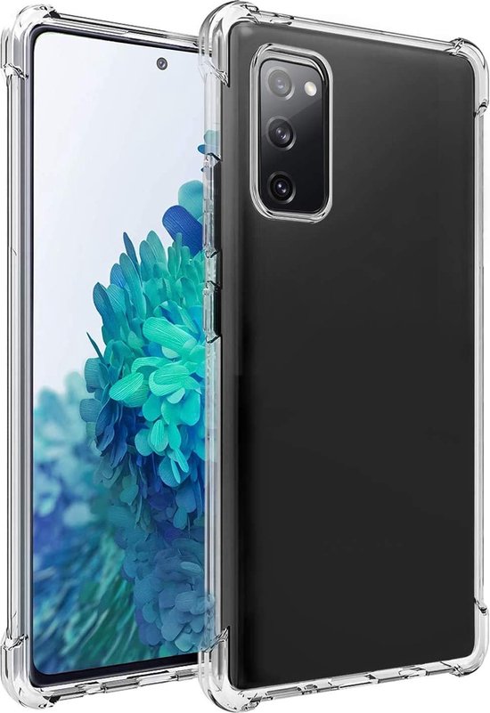 Hoesje Geschikt Voor Samsung Galaxy S20 FE hoesje siliconen shock proof case - S20 FE... | bol