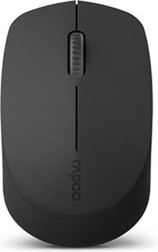 Rapoo M100 - Computermuis - Draadloos - Zwart | bol.com