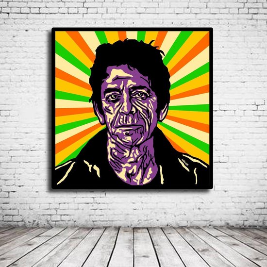 Affiche Pop Art Lou Reed - Papier photo 90 x 90 cm Mat 180 gr ...