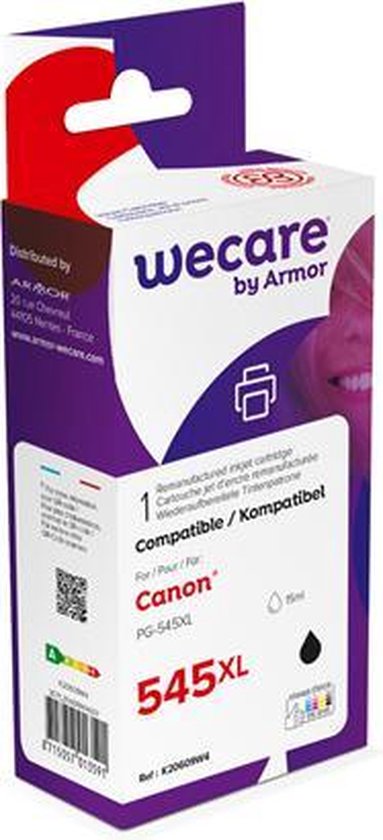 Wecare Can Pg-545xl Zwart 15ml W1671 | bol