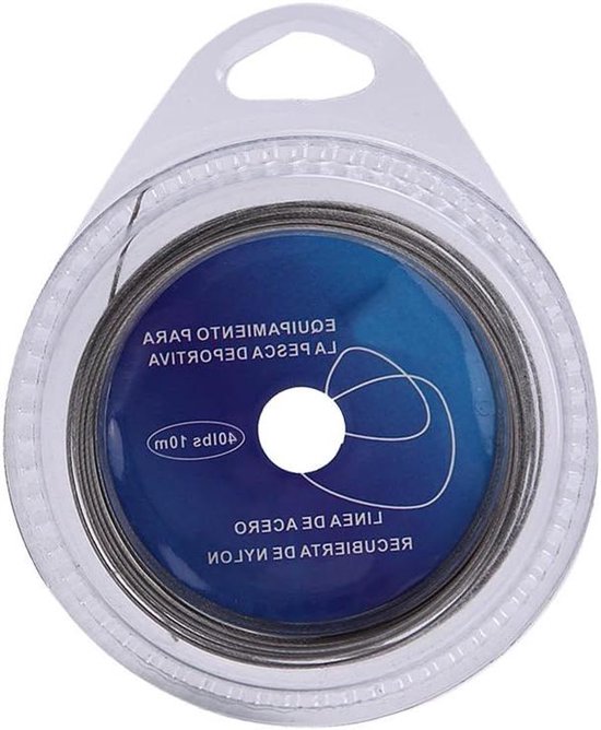 5 Types 10M 7 Strands Braided Fishing Steel Wire for Sea Fishing | bol