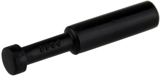 Plug 10mm zwart (PP 1000N) | bol