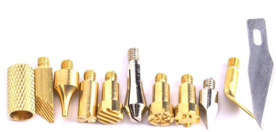 56 Stks Houtgestookte Pen Houtverbranding Tips Stencil Set Solderen ...