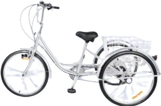 Driewieler Madrid - Fiets voor volwassenen en senioren - 6 ...