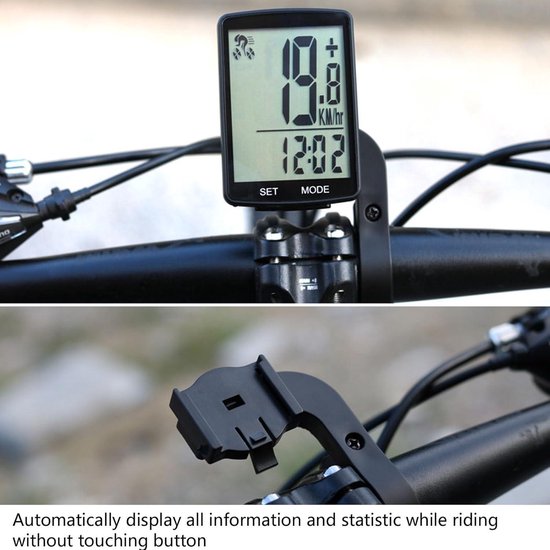 28 Inch Fietscomputer LCD-scherm met Achtergrondverlichting ...