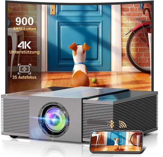 Beamer - Mini Beamer - Projector - Digitale Beamer - Draagbaar - 1080P ...