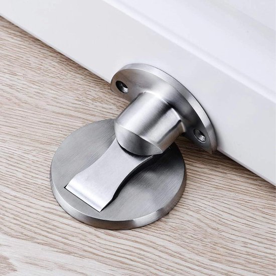 Zware magnetische deurstopper zelfklevend - roestvrij staal met ...