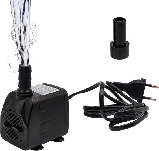 Mini-waterpomp voor aquarium - 450 l/u - stille dompelpomp | bol