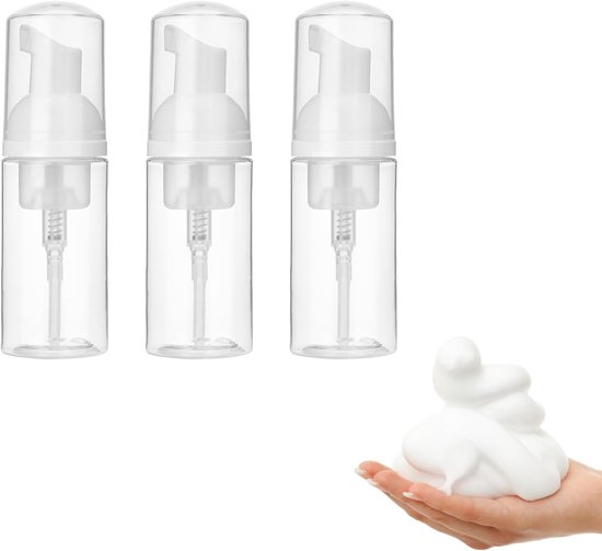 Mini Schuimdispenser Set van 3 - Navulbare 30 ml Schuimzeepdispenser ...