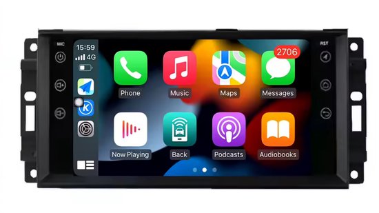 Autoradio 2/32 met Carplay en Android auto | Geschikt voor Jeep Compass Patriot... | bol