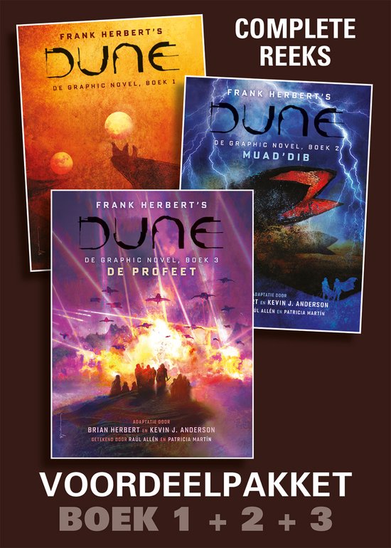 Dune 1-2-3 - De Graphic Novel (pakket), Frank Herbert | 9789464841473 ...