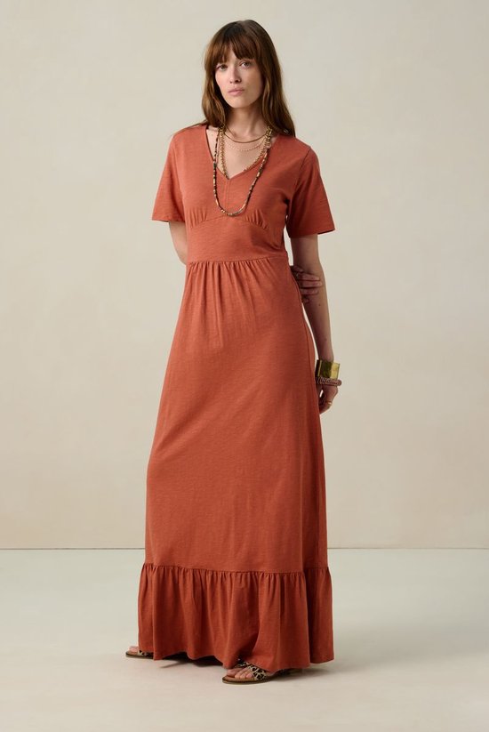 Sissy-Boy - Rode jersey maxi jurk | bol