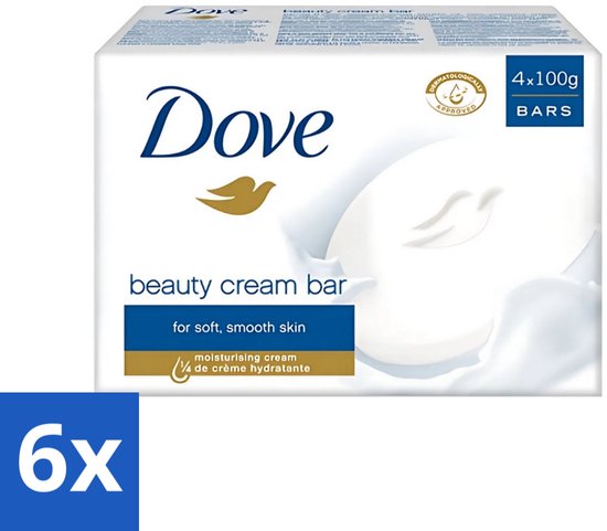 Dove - Zeep - Beauty Cream Bar - Verzachtend en kalmerend - 4 x 100 g ...