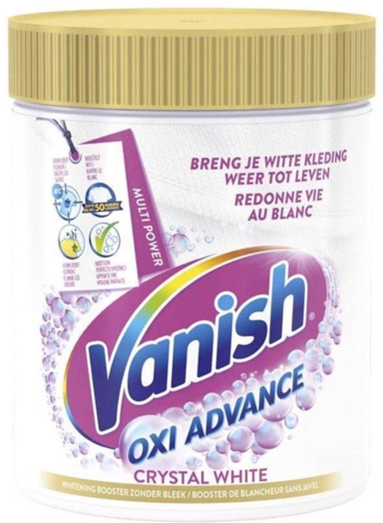 Vanish Oxi Advance - Kristalwit - Vlekkenverwijderaar Poeder - Witte ...