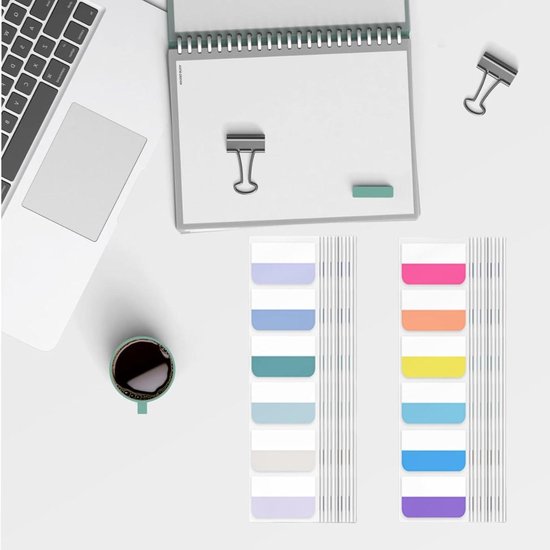 Plaktabbladen - Zelfklevende Index Tabs voor Boeken - Plaktabs ...