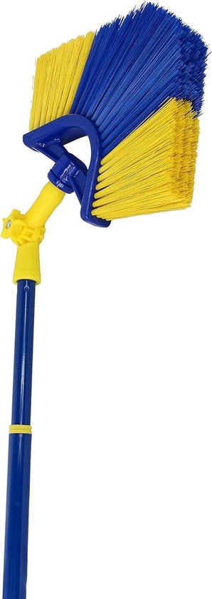 Telescopic Gutter Broom Triangular Broom - 4 m Telescopic Rod with ...