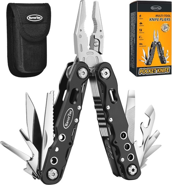 14-in-1 Multitool Zakmes voor Kamperen en Wandelen - Multi Tool met Mes ...