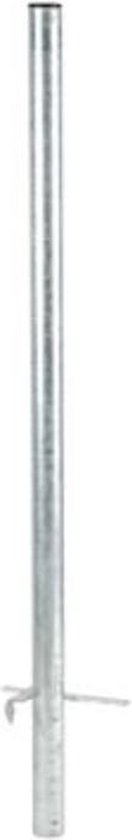 Staalverzinkte buispaal - voor buitenafvalbakken (VB980101) | bol